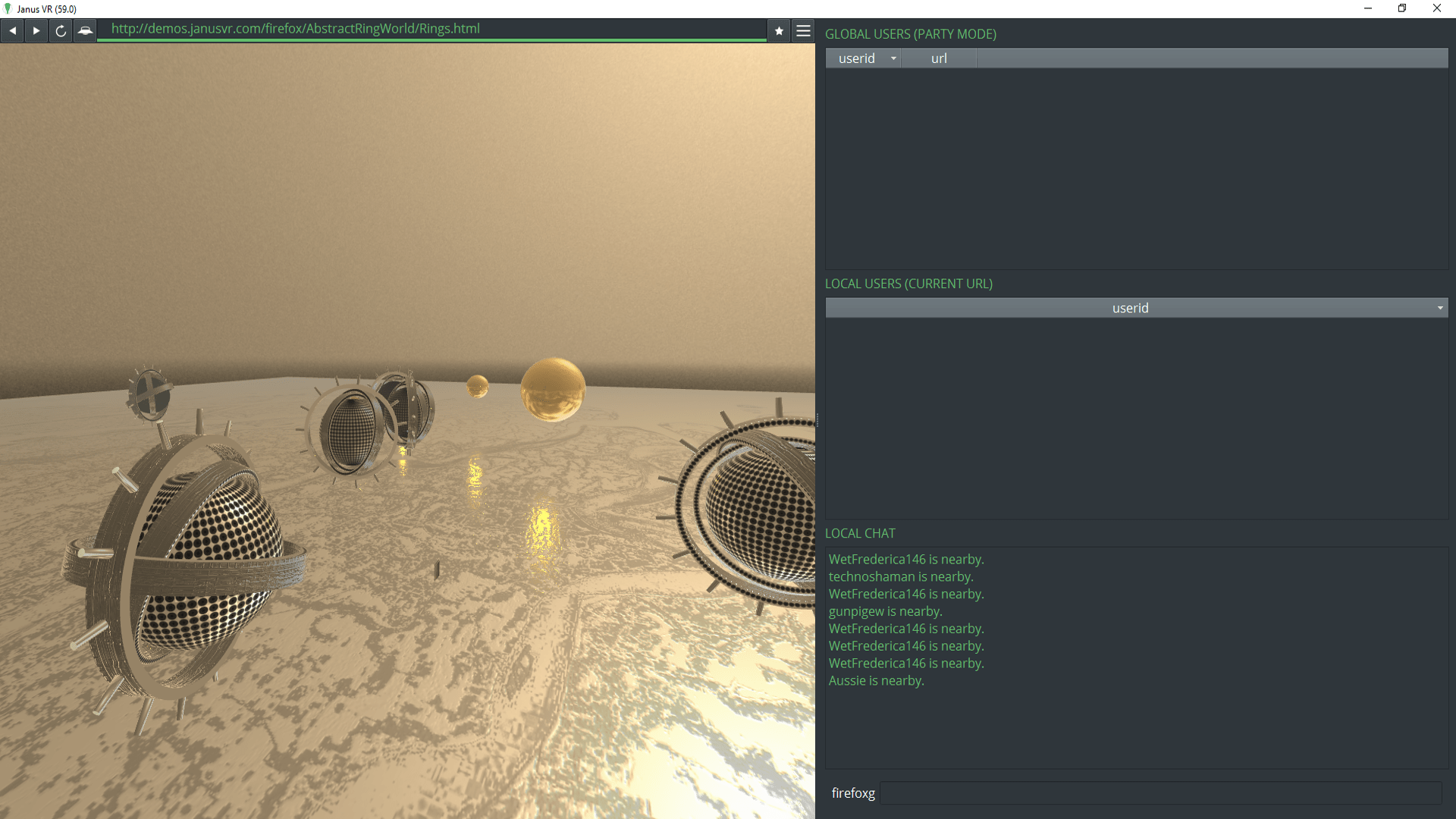 JanusVR Documentation