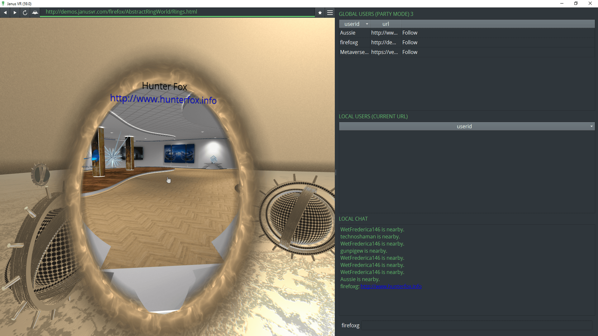 JanusVR Documentation