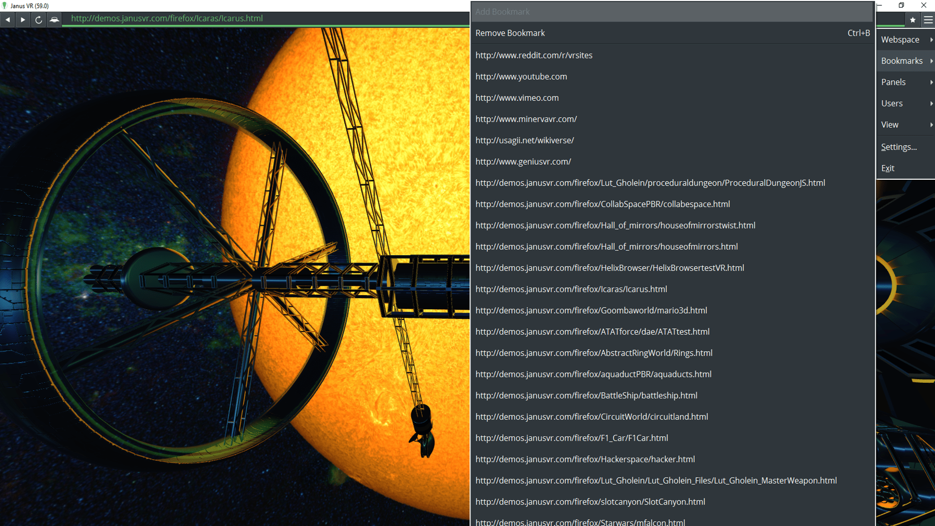 JanusVR Documentation
